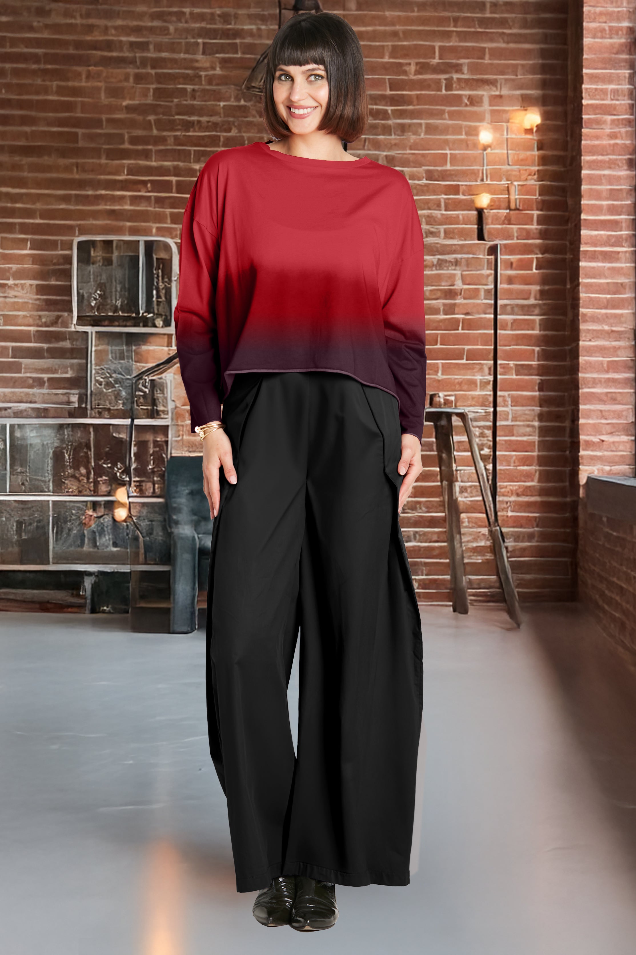 Pima Cotton Dip Dyed Mini Luxury Boxy T – PLANET by Lauren G